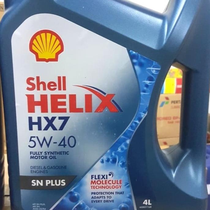 Jual HARGA MENARIK ! Original Barcode scan Shell Helix HX7 Plus 5W-40 ...