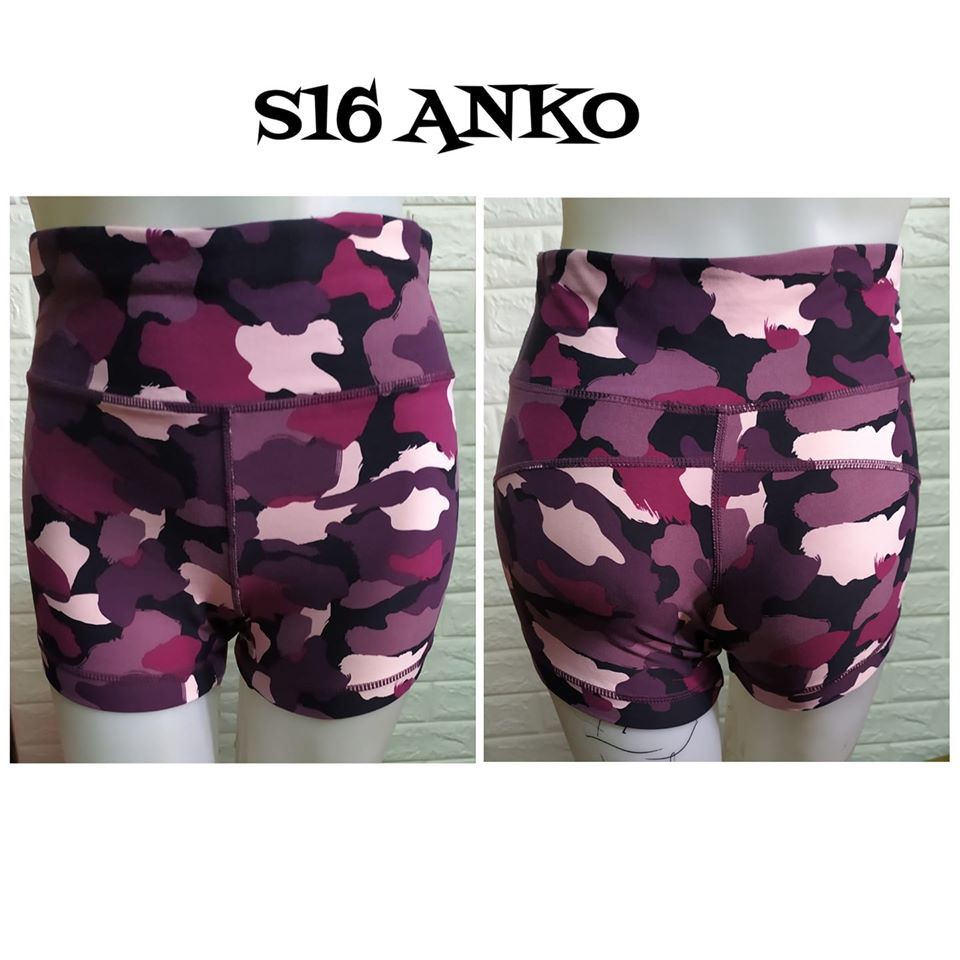 Jual ANKO ACTIVE AND CO. MICRO BIKE SHORTS Biking Yoga Gym Pilates Lari ...