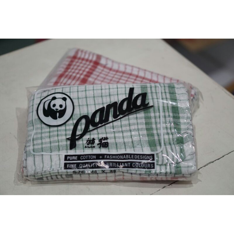 Jual Serbet Cap Panda - 1 pcs - Kain Lap Kotak Kotak - Serbet Meja ...