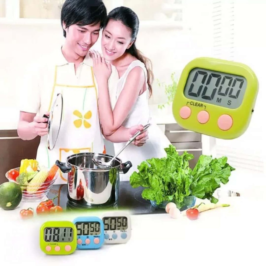 Jual Digital Kitchen Timer & Stopwatch Cute / Alarm Masak Dapur Roti ...