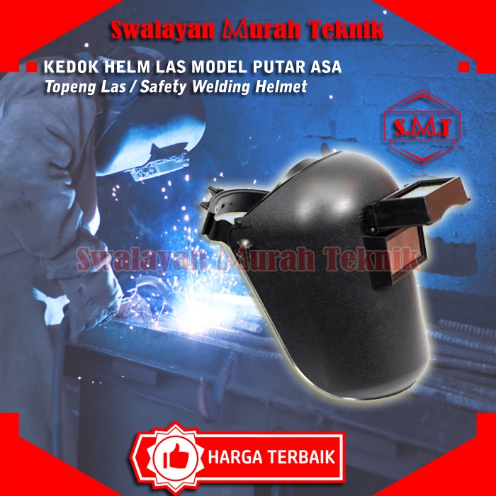 Jual Kedok Helm Topeng Las Model Putar ASA Welding Helmet IWA Roha ...
