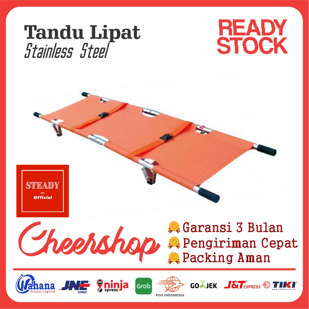 Jual Tandu lipat Folding Stretcher Darurat P3K kasur ambulan RS ...