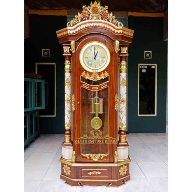Jual Almari jam/jam gadang jati/Almari jam jati/GRATISS ONGKIR | Shopee ...