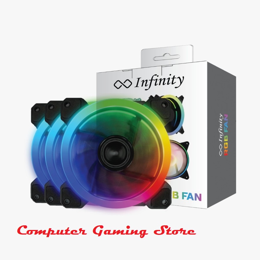 Jual Fan Infinity Led Double Autoring Set 3 Fan 120 Casing PC | Shopee ...