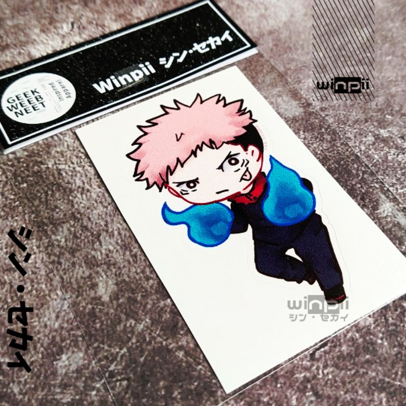Jual Stiker / Sticker Yuji Itadori Anime Jujutsu Kaisen | Shopee Indonesia