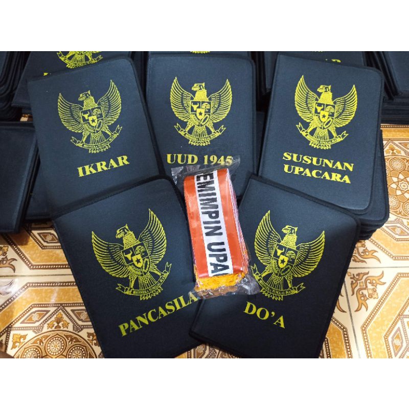 Jual MAP UPACARA SABLON SATU SET + SATU SET SELENDANG / MAP UPACARA ...