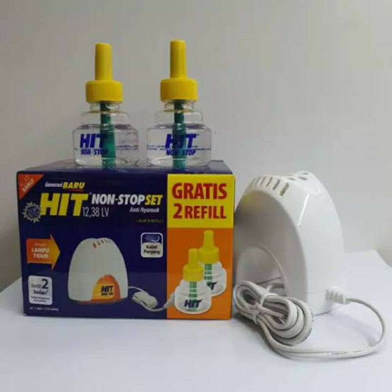 Jual HIT NON STOP SET GRATIS 1 REFILL /2 REFILL | Shopee Indonesia