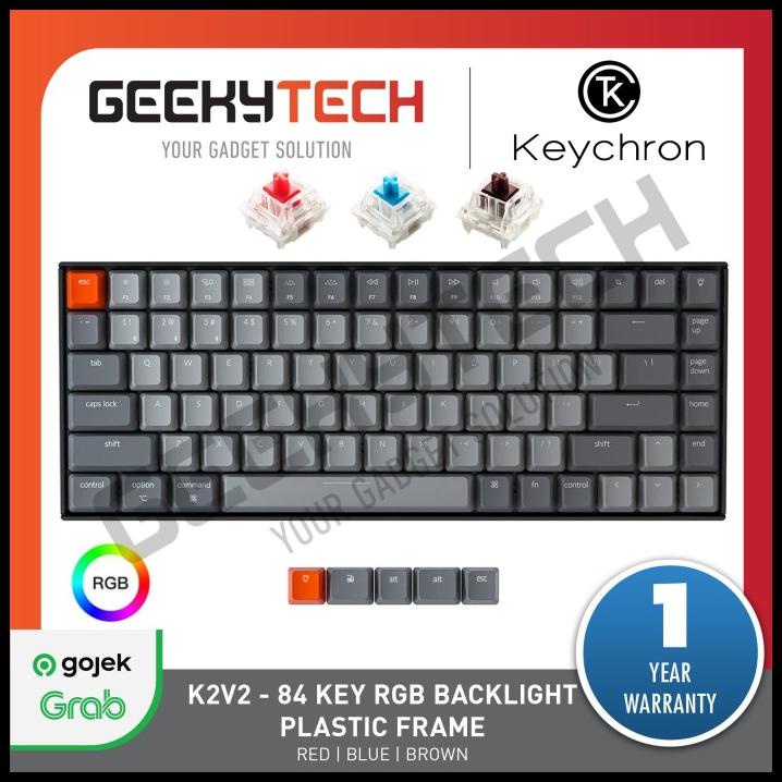 Jual Keychron K2 V2 84 Keys Rgb Backlight Plastic Frame / Keychron K2V2 Rgb | Shopee Indonesia