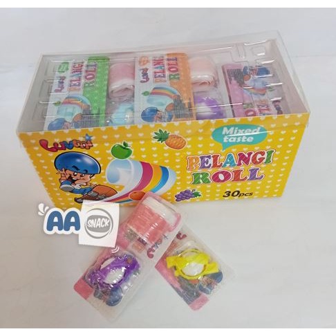 Jual PERMEN PELANGI ROLL ISI 30 X 10GR | Shopee Indonesia