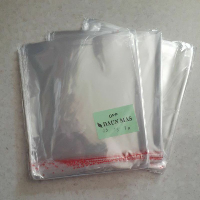 Jual plastik opp 15 x15 plastik lem klip krupuk | Shopee Indonesia