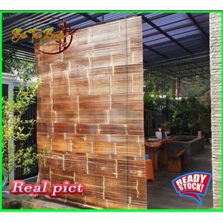 Jual Krey,Tirai,kre,krei Bambu hitam/wulung asli kulit Uk. L.50cmxT.200cm sudah di vernis ...