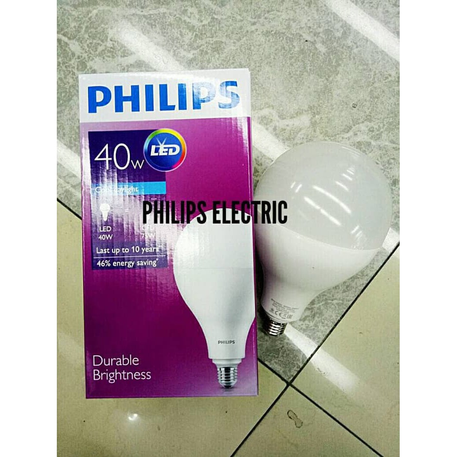 Jual TERMURAH / LAMPU LED PHILIPS 40 WATT 40WATT 40W 40 W | Shopee ...