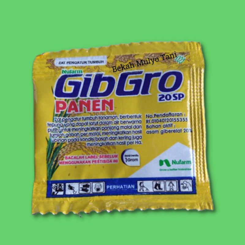 Jual paket isi 10 Pcs GIBGRO PANEN 20 SP zat pengatur tumbuh ZPT ...