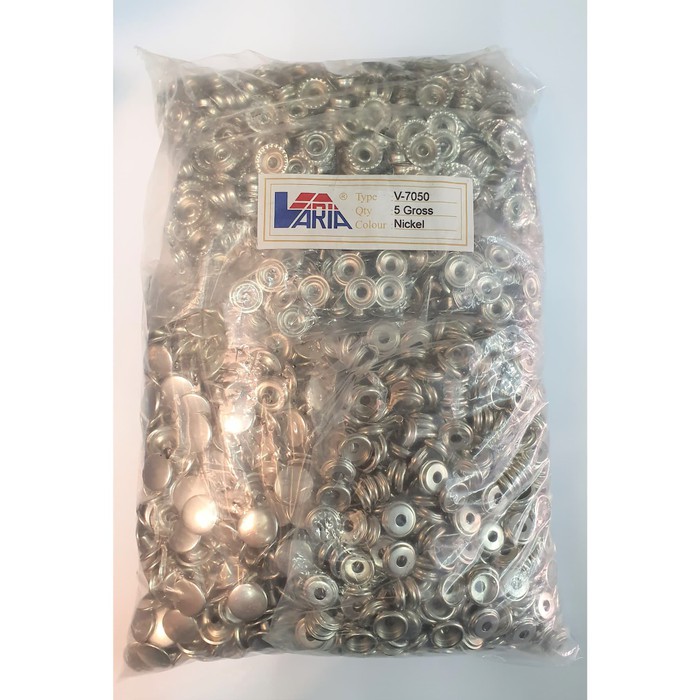 Jual Kancing Snap Besi 7050 15mm 4 komponen Nikel RJT | Shopee Indonesia
