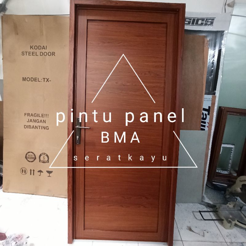Jual pintu aluminium panel serat kayu | Shopee Indonesia