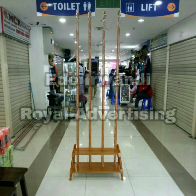 Jual Tiang Pataka atau Tiang Bendera Ruangan Lobang 4 Berkualitas ...