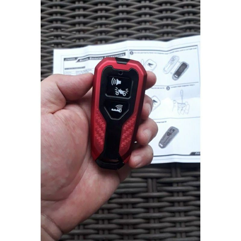 Jual Smart Key Remote Cover Case Sarung Kunci Remot PCX 160 Hitam ...