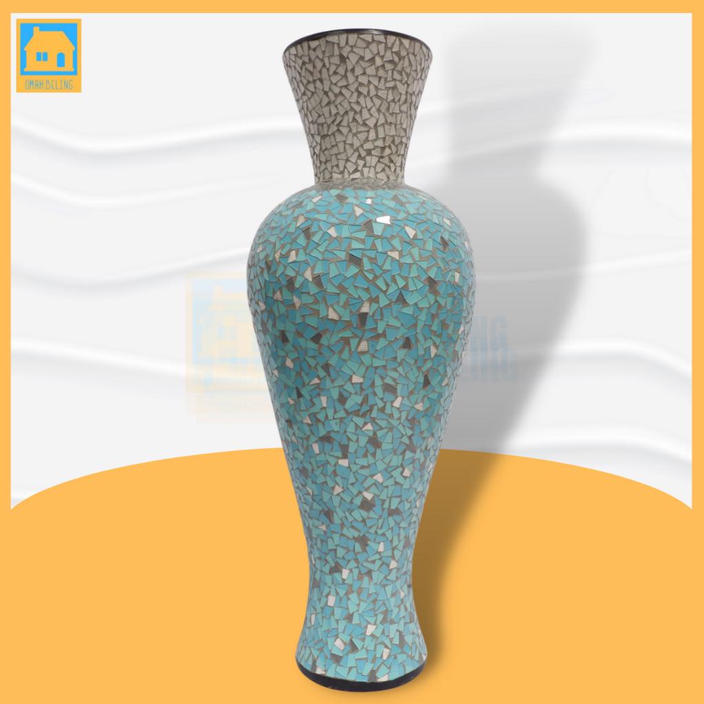 Jual Vas Bunga Guci Keramik Aesthetic | Ukuran 60cm | Vas Gucci Sudut ...