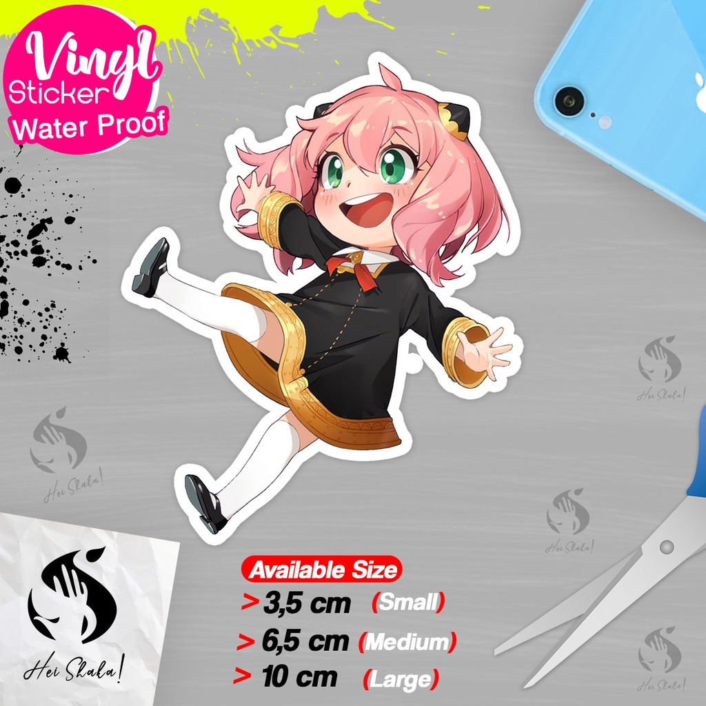 Jual Stiker Anya Forger Floating Spy X Family Sticker Anime Jepang ...