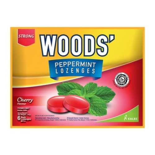 Jual WOODS LOZENGES RASA CHERRY SACHET 6 BUTIR | Shopee Indonesia