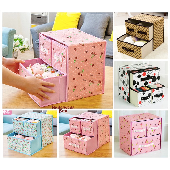 Jual Kotak laci multifunction drawer tempat pakaian dalam kaos kaki ...