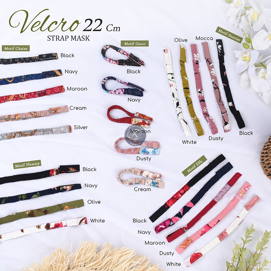 Jual Penyambung Masker Untuk Hijab Terbaru 2022 dengan Strap Velcro ...