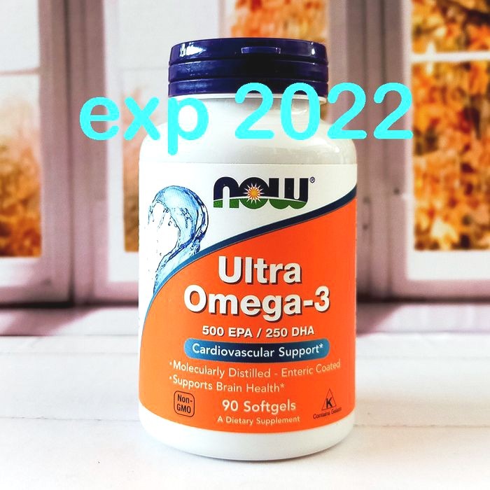 Jual Now Foods Ultra Omega-3 500 EPA/250 DHA 90 Softgels Now Food Omega | Shopee Indonesia