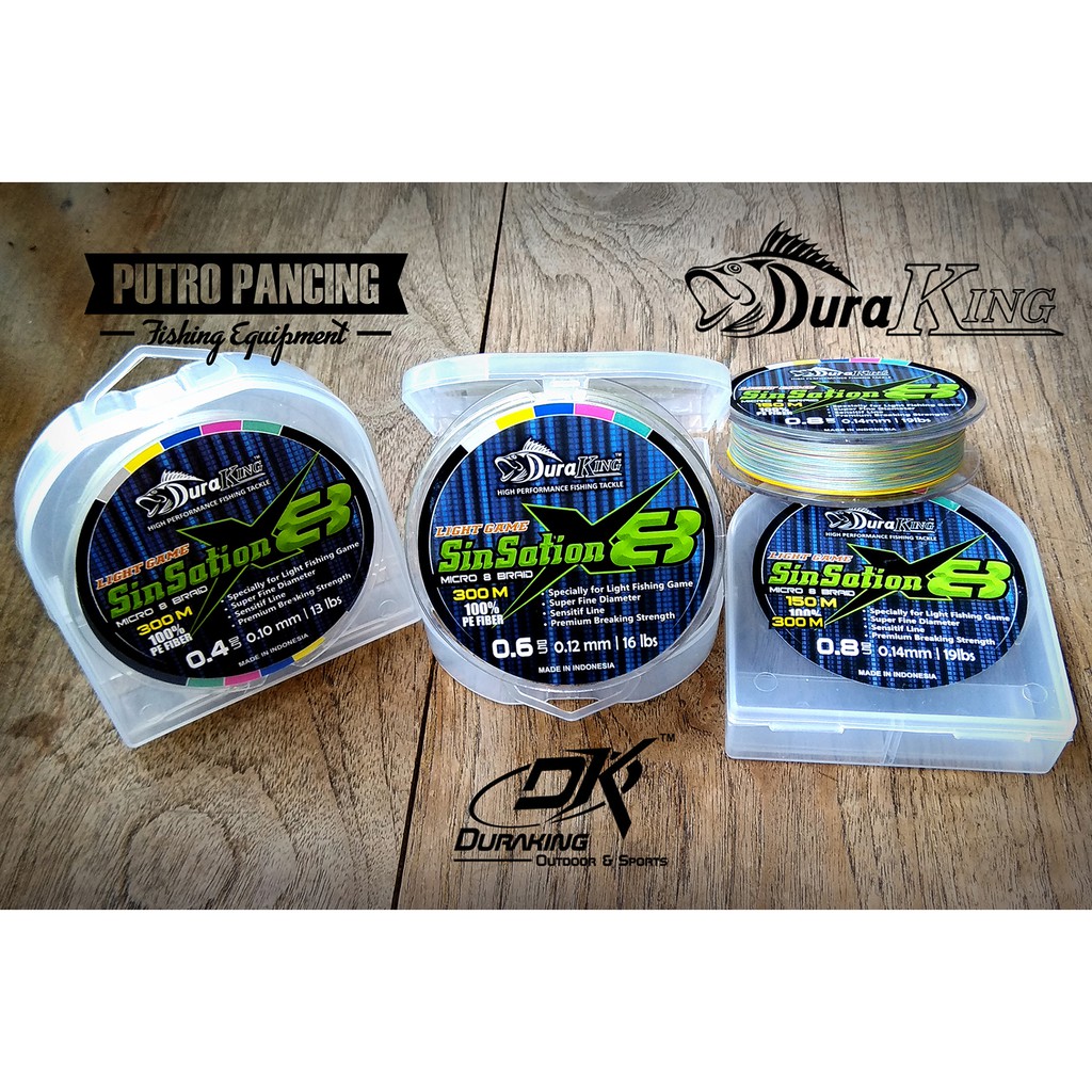 Jual PE Duraking Micro Sinsation 300m multicolor | Shopee Indonesia