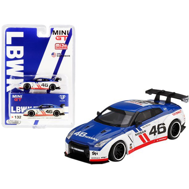 Jual Mini GT Nissan BRE GT-R R35 / MiniGT LBWK Nissan GTR R35 Blue ...