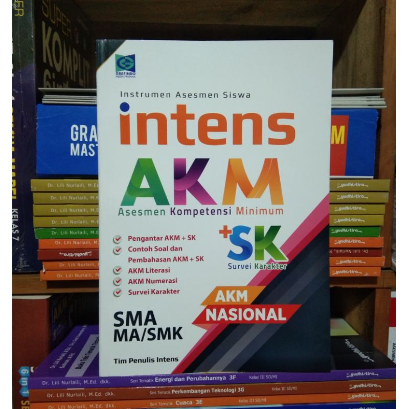 Jual Buku intens AKM + SK SMA/MA. asesmen kompetensi minimum & Survei ...