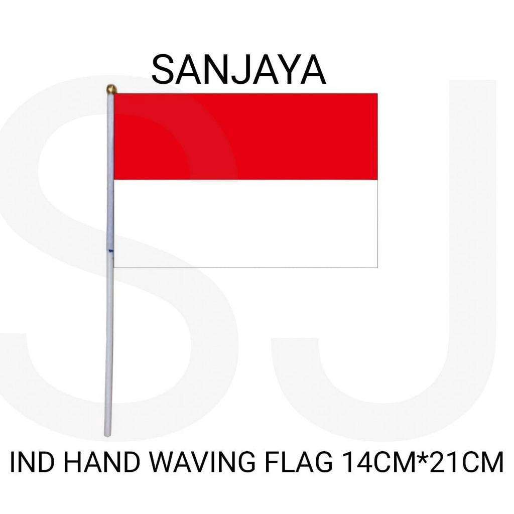Jual Bendera Tangan / Bendera Pawai / Bendera Kecil Merah Putih ...
