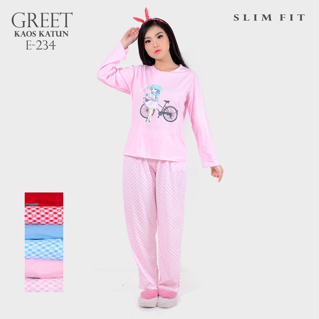 Jual GREET NIGHT WEAR - Baju Tidur Model : E-234 / PTP | Shopee Indonesia