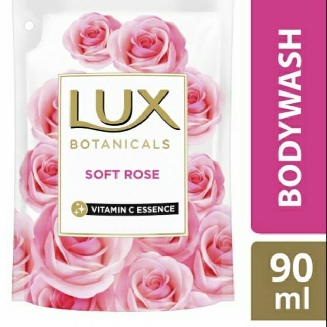 Jual LUX Botanicals Body Wash Soft Rose Refill 90mL | Shopee Indonesia