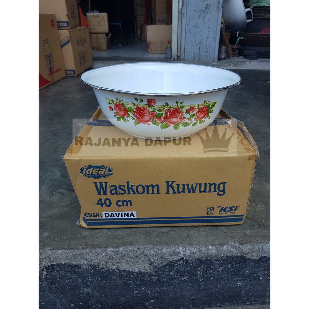 Jual Waskom kuwung ideal 40 cm - waskom kuwung enamel 40 cm ideal ...