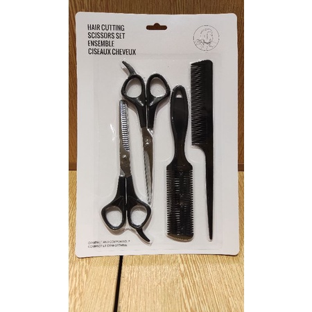 Jual Miniso_Hair Cutting Scissors set(4pcs) | Shopee Indonesia