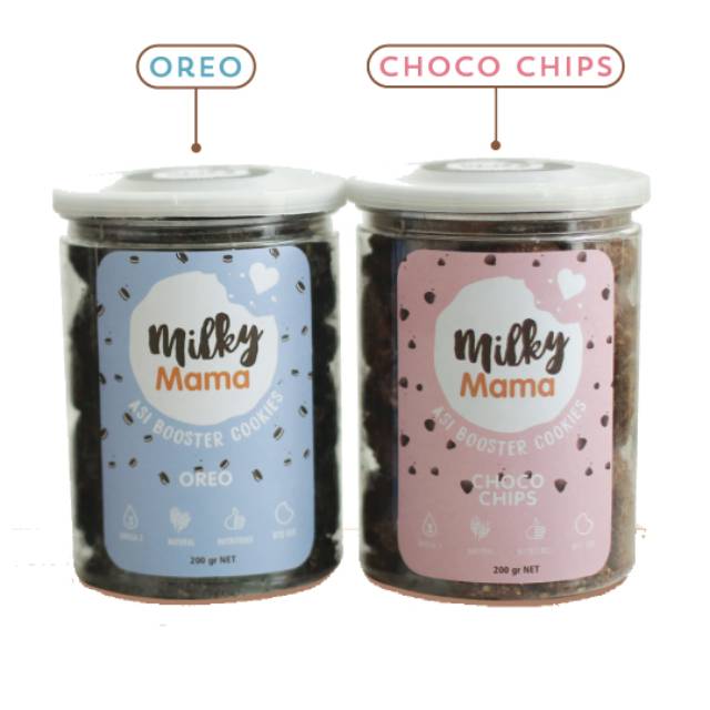 Jual Milky Mama Cookies ASI Booster Kue Pelancar 200g | Shopee Indonesia