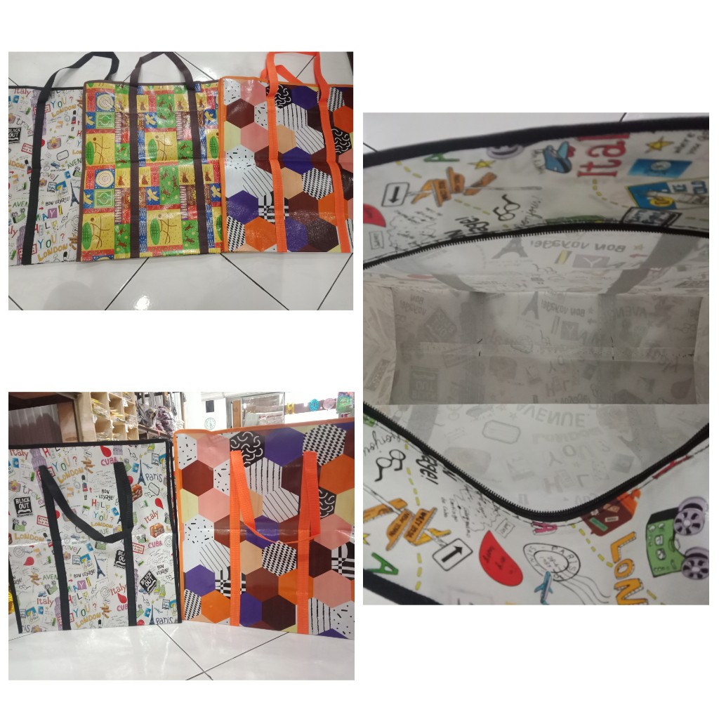 Jual Tas Karung/Tas Belanja Serbaguna/Tas Laundry Ukuran 45 x 50 WARNA ...
