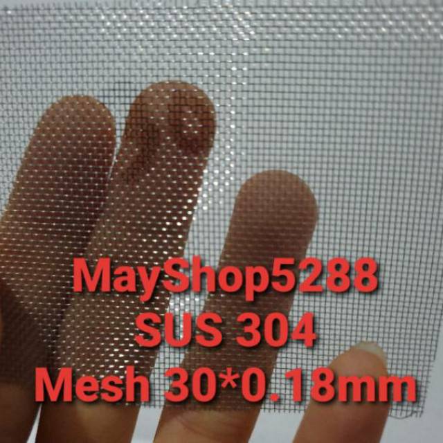 Jual Mesh Saringan Stainless 304 Mesh 30x0.18mm Perroll | Shopee Indonesia