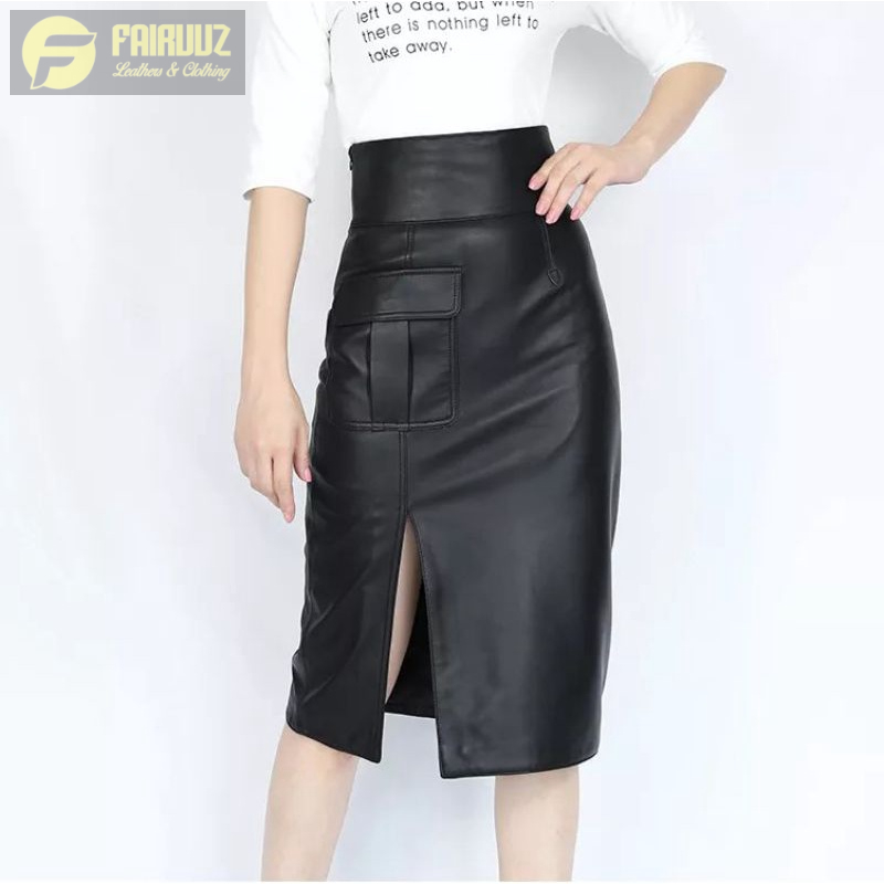 Jual Rok Wanita Maxi High Waist Rok Panjang Span Belahan Split Seksi ...