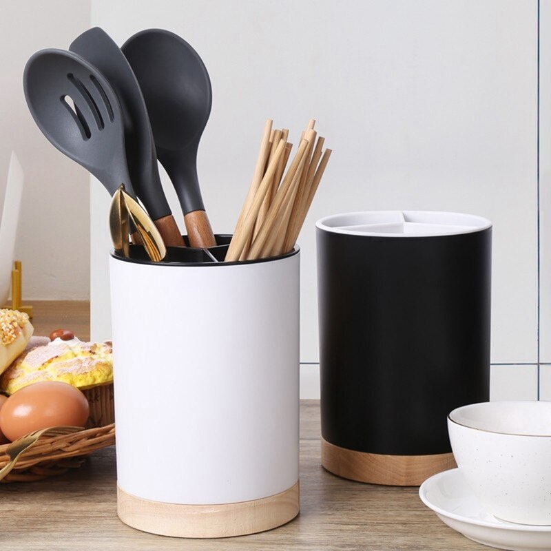 Jual Tempat Sendok Garpu Bentuk Tabung Kitchen Storage Box Organizer ...