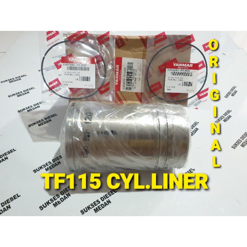 Jual TF115 Cylinder Liner With Oring Boring Bambu Mesin Diesel Yanmar ...