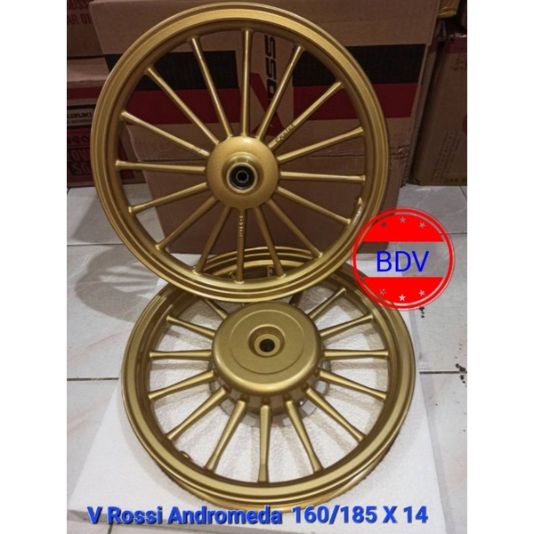 Jual Velg Racing V Rossi P16 Andromeda Vario, Beat, Scoopy Gold ...