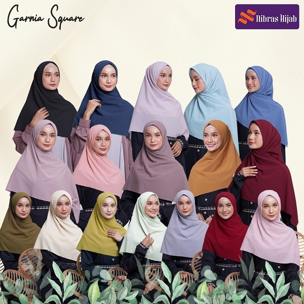 Jual Nibras Fashion Muslim Hijab Kerudung Segi Empat Diamond Cerutyi ...