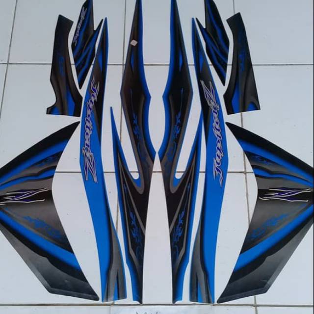 Jual STRIPING JUPITER Z NEW 2010 BIRU | Shopee Indonesia