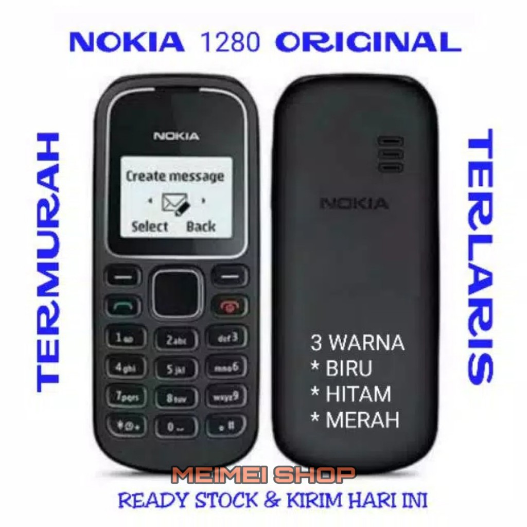 Jual NOKIA 1280 ORIGINAL GARANSI HP JADUL HP MURAH NOKIA JADUL NOKIA MURAH HANDPHONE JADUL MURAH ...
