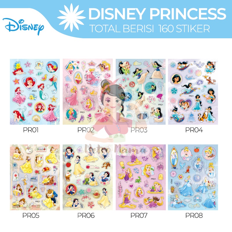 Jual Stiker Disney Princess Frozen Mickey / Sticker Set Murah untuk ...