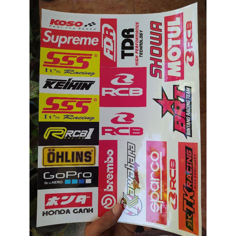 Jual STICKER PACK HONDA GANK, STICKER PACK VARIASI PCX, GSX, NINJA ...