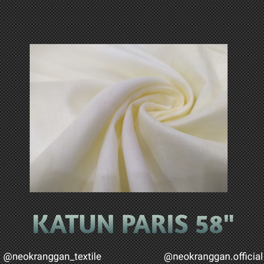Jual KAIN KATUN PARIS 58" (Harga Per 0,5 Meter) | Shopee Indonesia