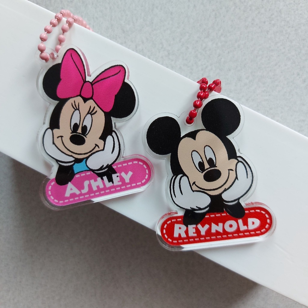 Jual BESI MERICA LUGGAGE TAG MICKEY MINNIE DONALD DAISY /GANTUNGAN ...