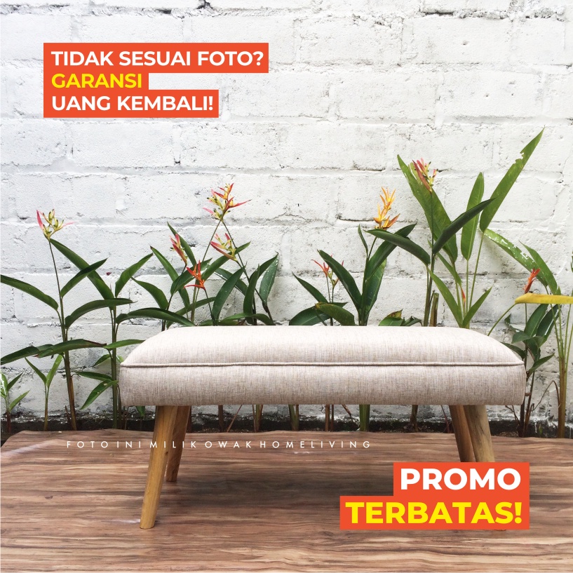 Jual Stool Panjang 100cm | Sofa Bench Minimalis Banyak Pilihan Warna ...